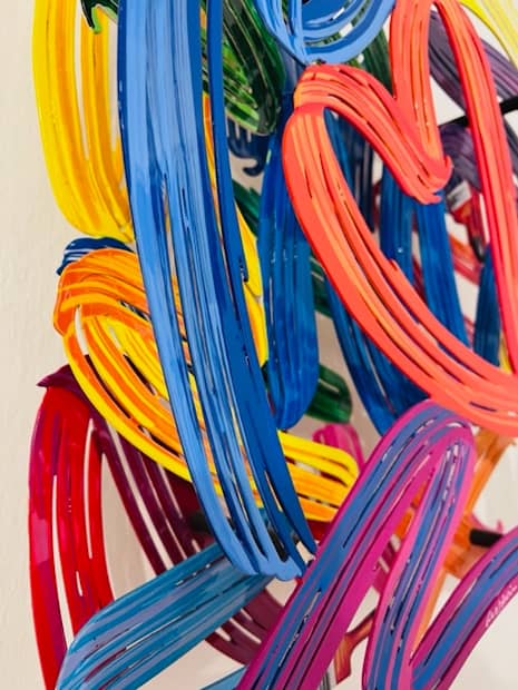 David Gerstein Drop of Love Wall sculpture | FRANK FLUEGEL