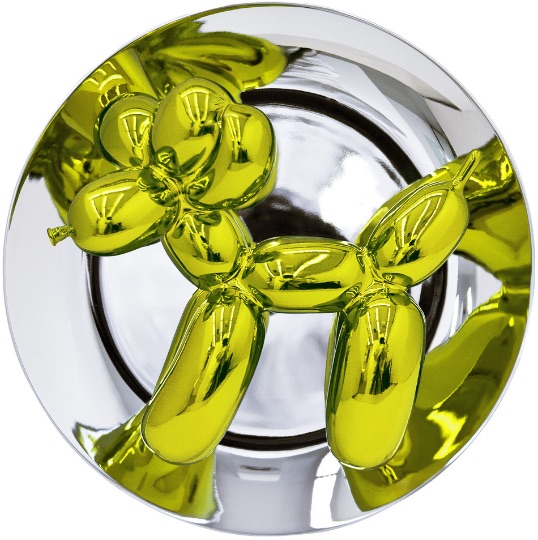 Jeff Koons Balloon Dog yellow | FRANK FLUEGEL GALERIE